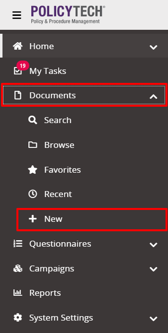 PolicyTech® Fast Track: Importing a Document