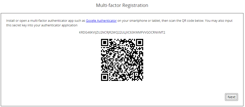 NAVEX IRM: Configuring Authenticator App for MFA Token