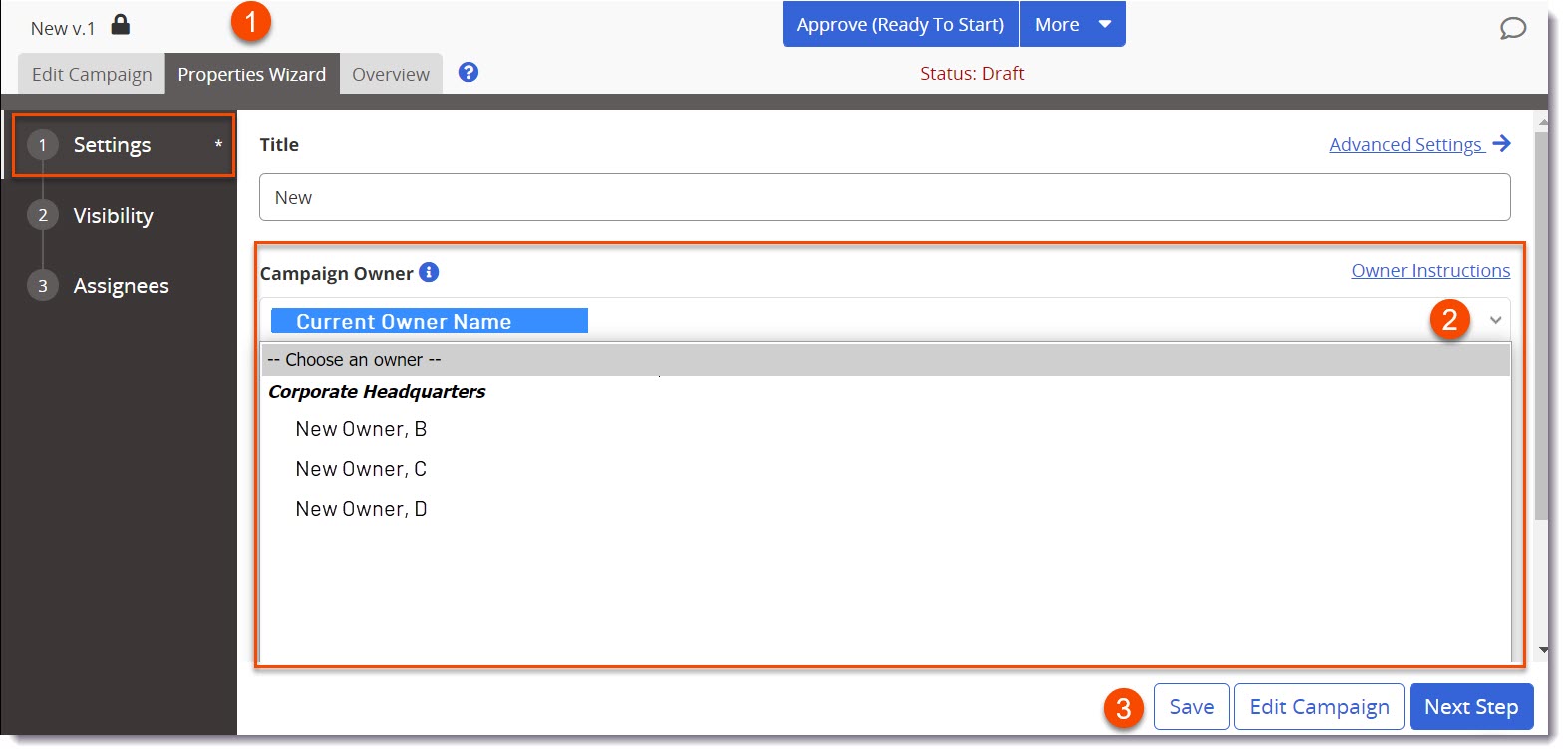 PolicyTech: Reassign Content Ownership