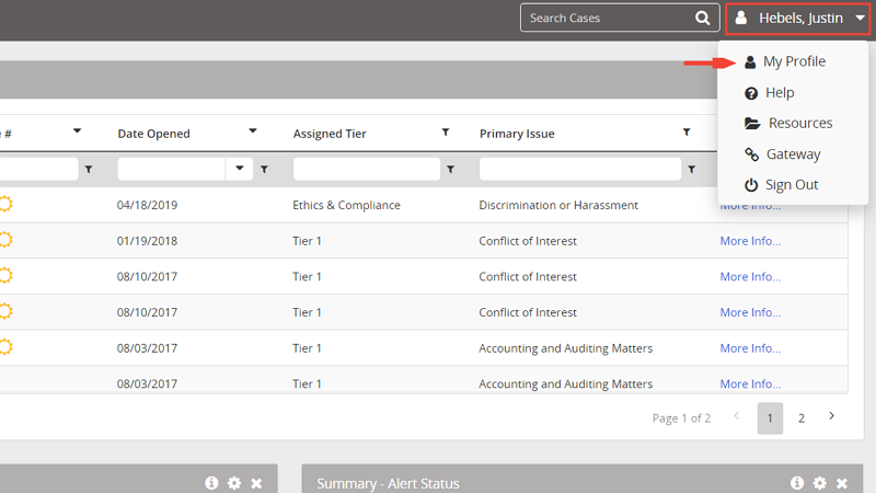 EthicsPoint: Custom Date Format