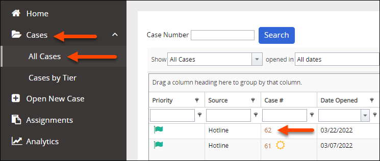 EthicsPoint: Close a Case