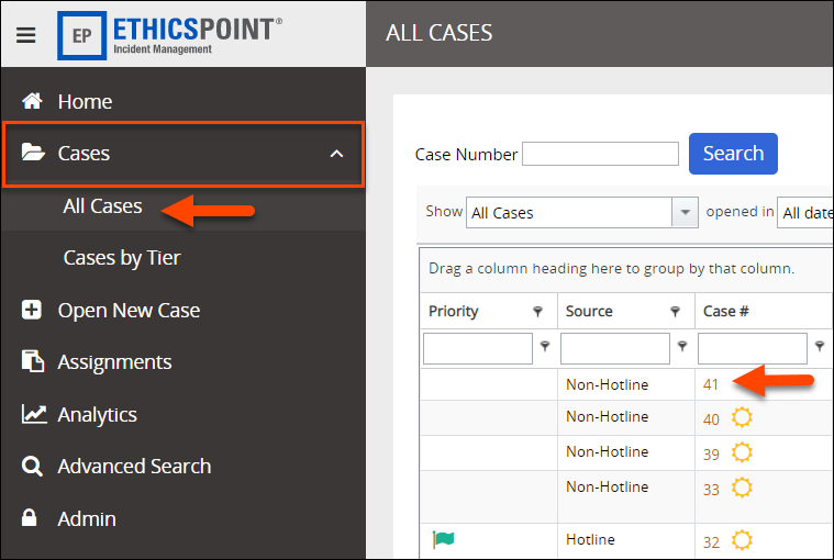 EthicsPoint: Case Management - Create a Task and Attach Files and Links