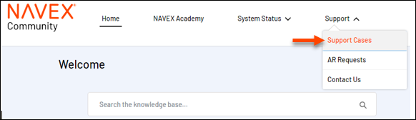 How to Create a Case in the NAVEX Community